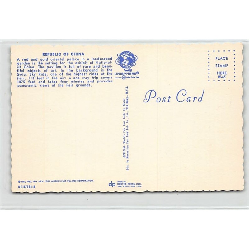 Rare collectable postcards of TAIWAN. Vintage Postcards of TAIWAN