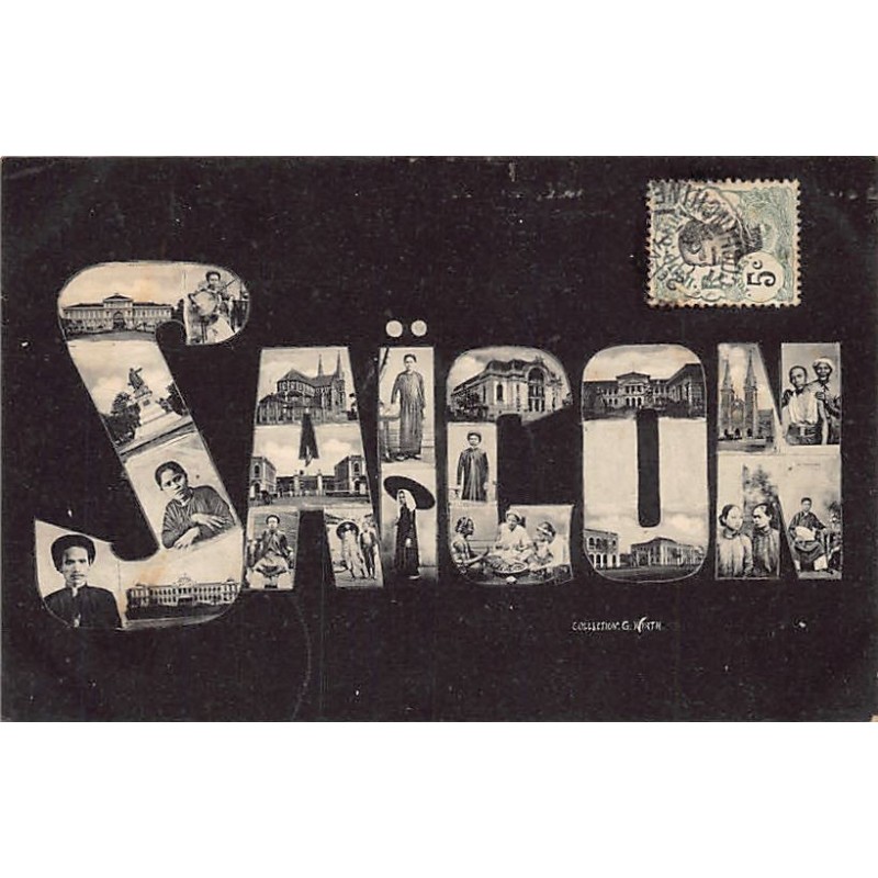 Rare collectable postcards of VIET-NAM. Vintage Postcards of VIET-NAM