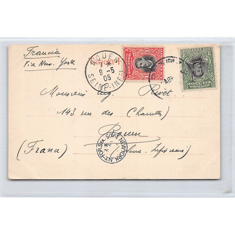 Rare collectable postcards of ECUADOR. Vintage Postcards of ECUADOR