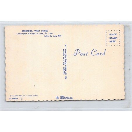 Rare collectable postcards of BARBADOS. Vintage Postcards of BARBADOS