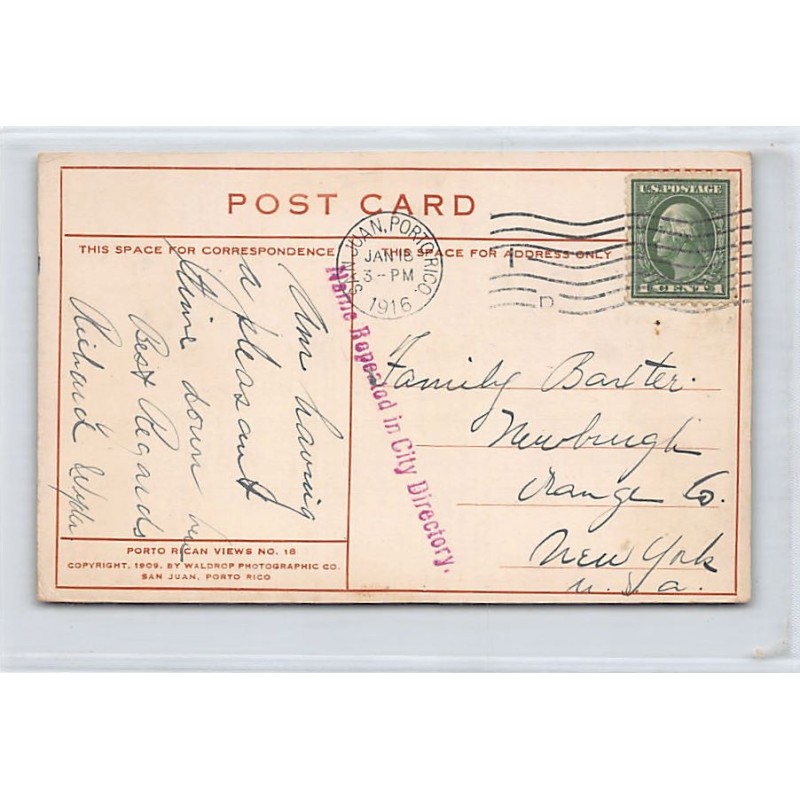 Rare collectable postcards of PUERTO RICO. Vintage Postcards of PUERTO RICO