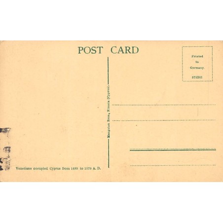 Rare collectable postcards of CYPRUS. Vintage Postcards of CYPRUS