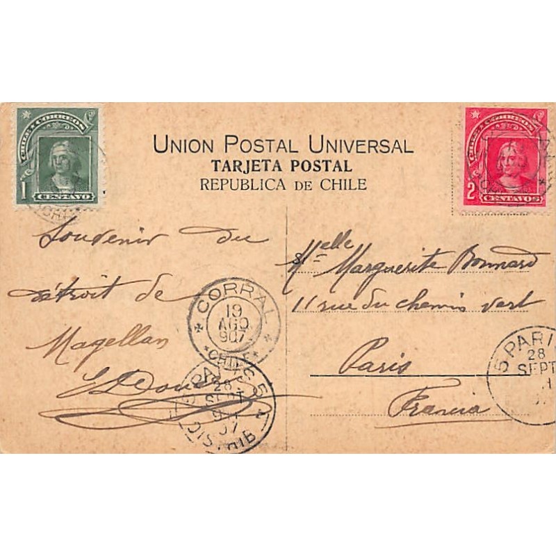 Rare collectable postcards of Chile. Vintage Postcards of Chile