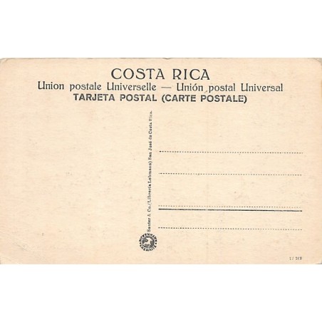 Rare collectable postcards of Costa Rica. Vintage Postcards of Costa Rica