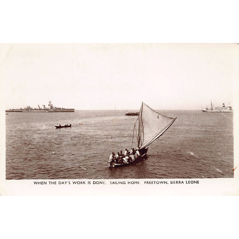 Rare collectable postcards of Sierra Leone. Vintage Postcards of Sierra ...