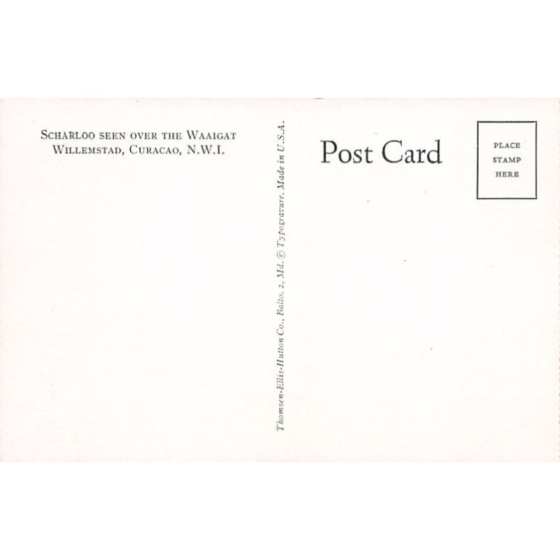 Rare collectable postcards of CURACAO. Vintage Postcards of CURACAO