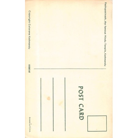 Rare collectable postcards of NEPAL. Vintage Postcards of NEPAL