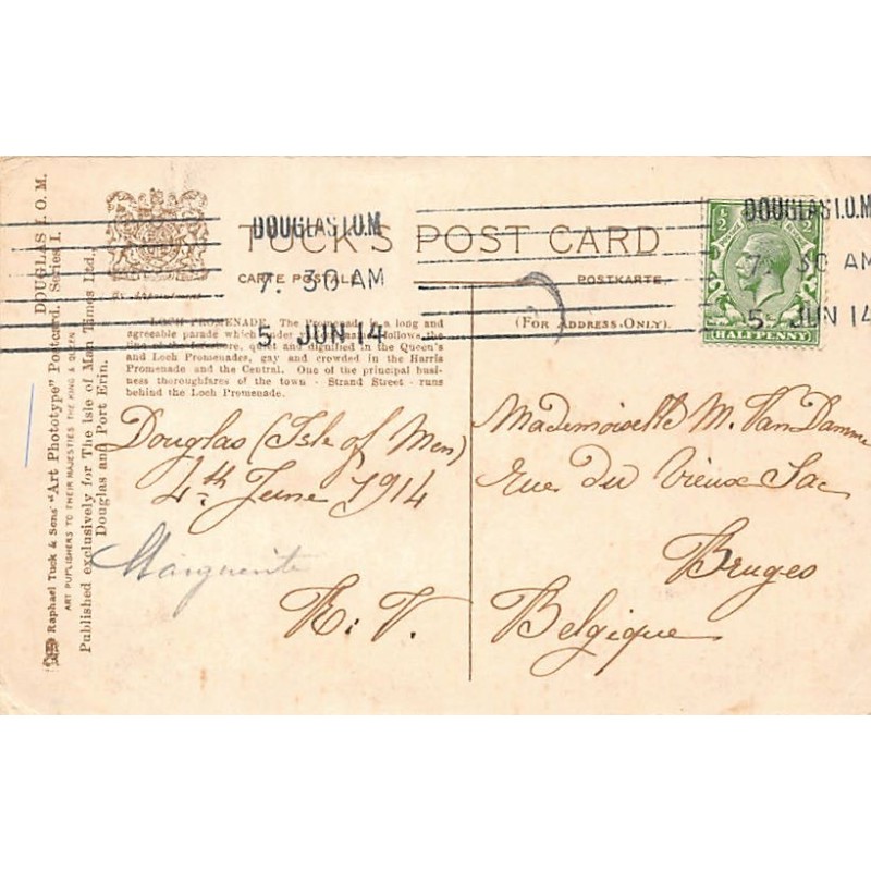 Rare collectable postcards of ISLE OF MAN. Vintage Postcards of ISLE OF MAN