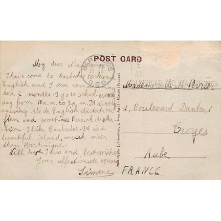 Rare collectable postcards of BARBADOS. Vintage Postcards of BARBADOS