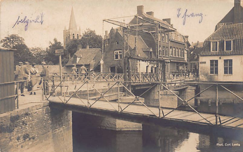 BELGIQUE - COMINES (Hainaut) La frontière pendant la Première Guerre ...
