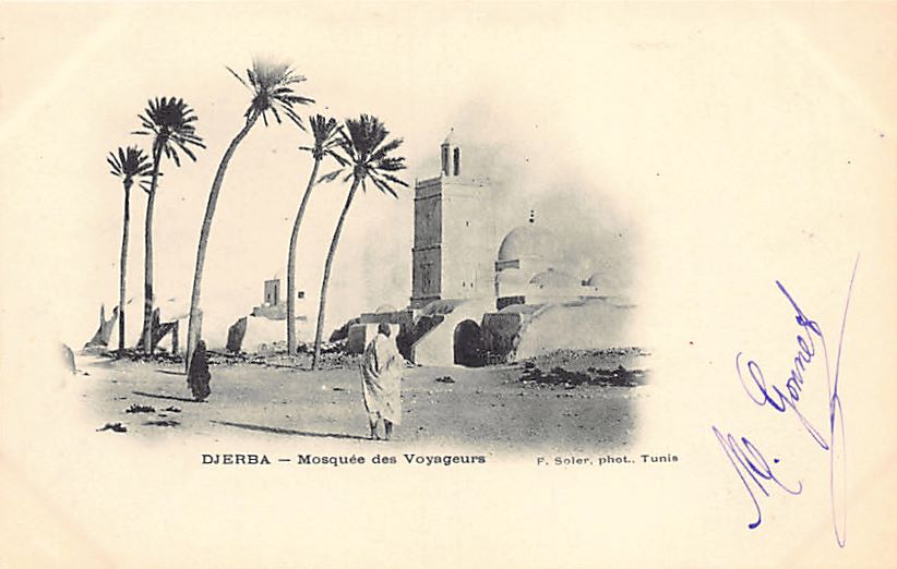 TUNISIE - DJERBA - Carte Précurseur - Mosquée des Voyageurs - Ed. F ...